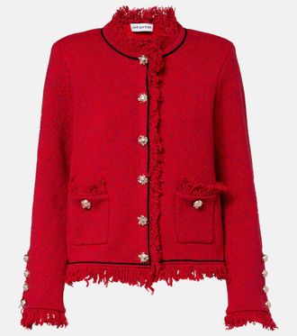 Self Portrait Jacke aus Strick