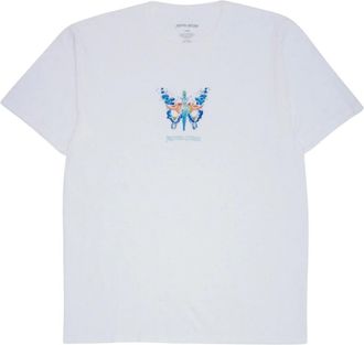 Fa Homme, Tops, Blanc, Taille: XL Butterfly Tee