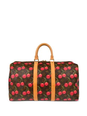 Louis Vuitton sac à main Cherry Keepall 45 (2005) - Marron