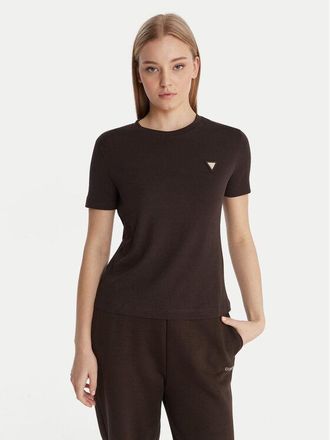 Guess T-Shirt V6RI17 KD741 Braun Regular Fit