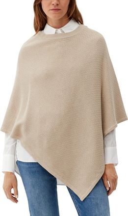 s.Oliver Poncho aus Baumwollmix