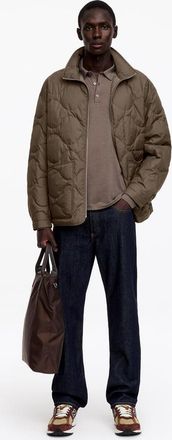 Arket Gesteppte Daunenjacke -Beige