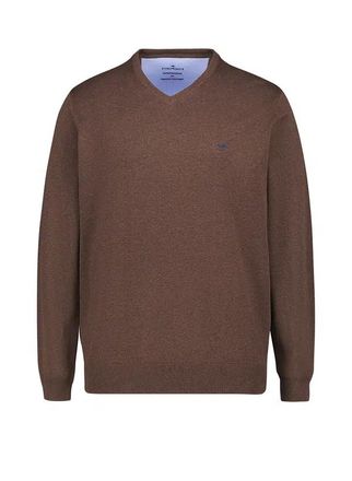 Fynch-Hatton Fynch-Hatton Herren Pullover braun meliert