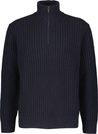 BOSS Herren Troyer mit Schurwolle KWINTER