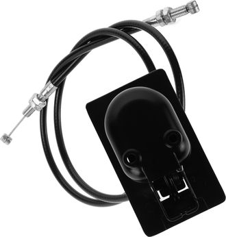 Valiclud Recliner Ersatzgriff aus Aluminiumlegierung Schwarzer Verchromter Sitzgriff Universeller Sofa Griff Ersatzteil Einfache Montage Robust und Langlebig f