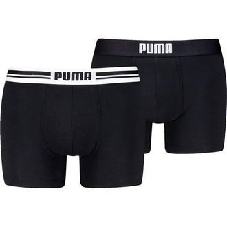 Puma Herren Unterhose EVERYDAY PLACED LOGO BOXER 2P