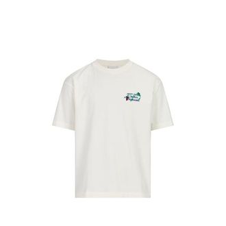 Dr&ocirc;le de Monsieur T-shirt brod&eacute; au dos en coton