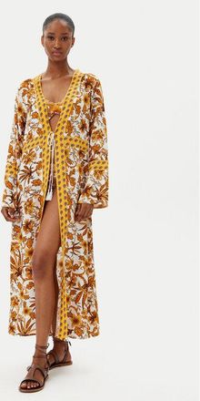 Selmark Kimono BM297 Gelb Relaxed Fit