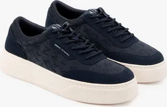 A|X Armani Exchange Baskets basses en tissu technique