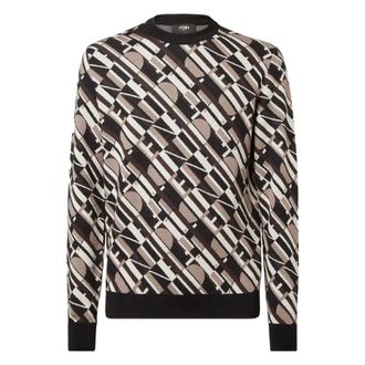 Fendi Herren, Strickwaren, Braun, LGr&ouml;&szlig;e