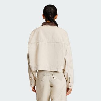 adidas Originals Jeansjacke CANVAS TRACKTOP JACKE (1-St)