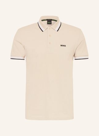 HUGO BOSS Piqu&eacute;-Poloshirt Paddy Curved Regular Fit beige