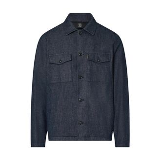 Liu Jo Surchemise en jean m&eacute;lange laine - Homme - Vestes - Bleu - Taille: XL