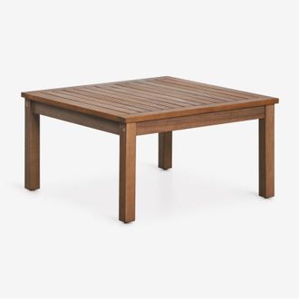 Sklum Quadratischer Couchtisch 65x65 cm aus Akazienholz Branson Akazienbraun dunkel