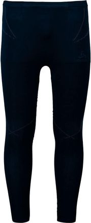Odlo Herren Fundamentals Performance WARM Funktionsunterw&auml;sche Lange Hose, Dark Sapphire - Blue Jewel