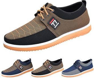 Generic Chaussures de travail &agrave; lacets pour homme - Chaussures de planche d&eacute;contract&eacute;es - Chaussures de travail classiques - L&eacute;g&egrave;res et respirantes - Antid&eacute;ra