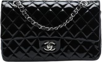 Chanel Sac bandouli&egrave;re vintage Chanel &agrave; double rabat - Femme - Pre-owned - Noir - Taille: ONE Size