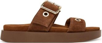 INUIKII Pantoletten Tilda Buckle 1004.003.0631 Dunkelbraun