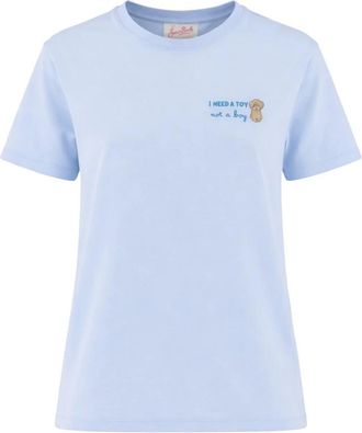 MC2 Saint Barth Femme, Tops, Bleu, Taille: 40 FR Emilie T-shirt