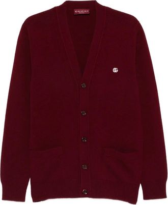 Gucci V-neck cardigan - Rot