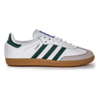 adidas Samba OG White Green Sneakers - - Sport - Herren - Wei&szlig; - 36 2/3 EU