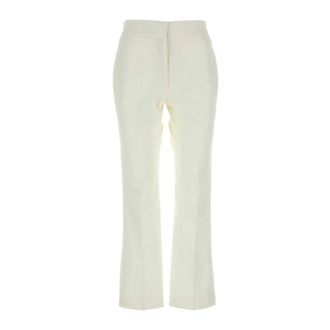 Jil Sander Wei&szlig;e Baumwollhose - - Trousers - Damen - Wei&szlig; - XS