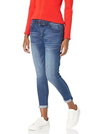 Democracy Womens Democracy Womens Petite AB Solution Ankle Skimmer Jeans, Blue, 6 Petite US