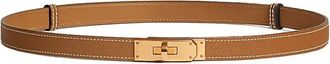Hermès ceinture Kelly 18 - Marron