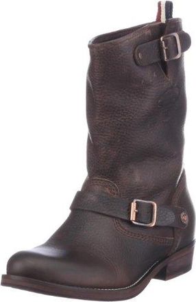 Tommy Jeans Hilfiger Denim HUDSON 2 FW5FB01436, Bottes femme - Marron (marron foncé), 37 EU