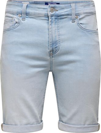 Only & Sons Male Jeans-Shorts ONSPLY Mittlere Taille Normal geschnitten Shorts