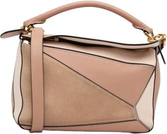 Loewe Sac &agrave; main Puzzle Pre-owned - Femme - Pre-owned - Beige - Taille: ONE Size