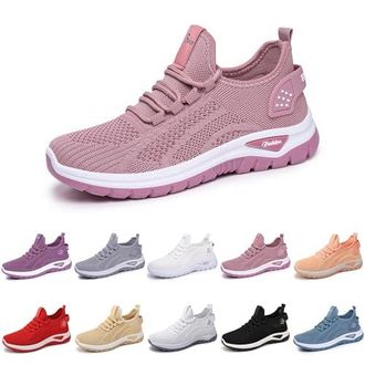 Generic Baskets confortables &agrave; enfiler pour femme avec mousse &agrave; m&eacute;moire de forme - Antid&eacute;rapantes - L&eacute;g&egrave;res et respirantes - En maille, rose, 38.5 EU