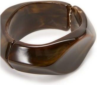 Au Printemps Paris Bracelet manchette anguleux ouvrable