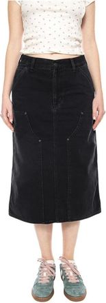 Carhartt Work in Progress Femme, Jupes, Noir, Taille: 36 FR W Double Knee Skirt