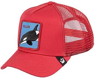 Goorin Brothers The Farm Casquette de camionneur/baseball unisexe, rouge (Killer Whale), taille unique, Taille unique