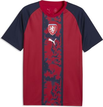 Puma Maillot d&eacute;chauffement R&eacute;publique Tch&egrave;que Homme, Accessoires, Rouge, 3XL