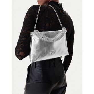 Pinko Handtasche PINKO Mini Clutch+Manico SP Al 25-26 PLTT 105908 A2WD Silberfarben