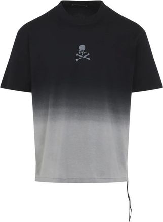 MASTERMIND WORLD Homme, Tops, Noir, Taille: L T-shirt d&eacute;lav&eacute;
