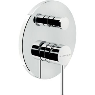 Nobili Externer 2-Wege-Unterputz-Einhebelmischer f&uuml;r die Dusche. Nobili VELIS VE125100/ECR Serie Verchromt - Messing