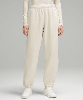 lululemon Scuba Jogger im Oversized Fit mit mittelhohem Bund Regular f&uuml;r Frauen - Gr&ouml;&szlig;e XL in Bone
