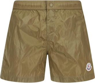 Moncler Beach Shorts Logo