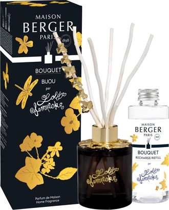 Maison Berger Duftbaum Lolita Lempicka Black Edition - Duftspender f&uuml;r Haus + 6 Zweige aus Weide, 100% pflanzlich - langanhaltend, weich und kontinuierlich