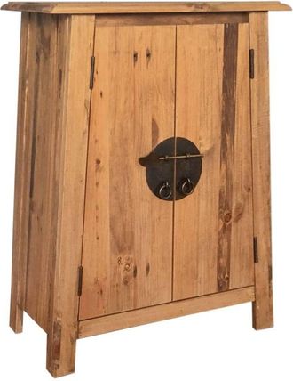 vidaXL Bad-Beistellschrank Massivholz Kiefer 59x32x80 cm Vidaxl