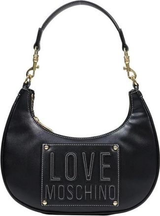 Love Moschino Femme, Sacs, Noir, Taille: ONE Size Sac &agrave; main en poly&eacute;thyl&egrave;ne avec poign&eacute;e sup&eacute;rieure