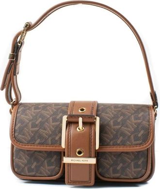 Michael Kors Femme, Sacs, Brun, Taille: ONE Size Canvas Shoulder Bag