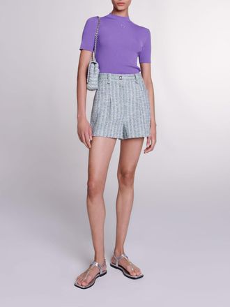Maje Tweed-shorts - Mehrfarbig - Gr&ouml;&szlig;e 32 - Maje