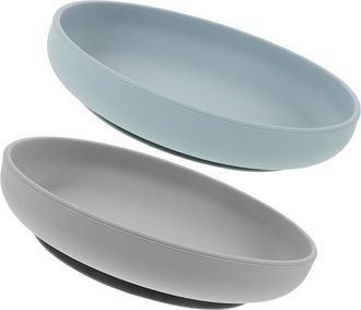 Cabilock Silikon Saugteller Für Senioren Rutschfester Hausteller Mit Auslaufsicherem Saugnapf Bruchsicheres Adaptives Geschirr Für Ältere Menschen Und Menschen