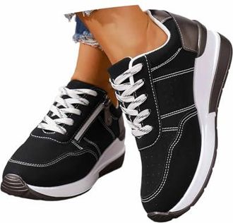 Generic Baskets pour femme - Larges pieds - Confortables - Antid&eacute;rapantes - Chaussures de sport larges - Chaussures de marche - Chaussures de costume traditio