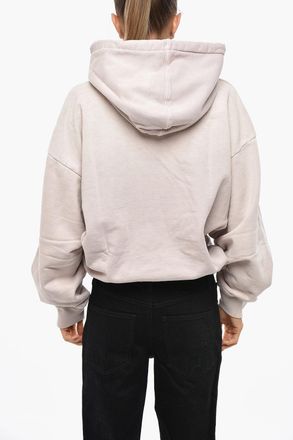 Off-white Hoodie Sweatshirt LAUNDRY in Brushed Cotton Off-White