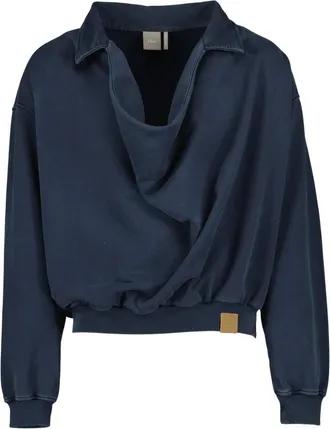 Dior Homme, Sweatshirts et sweats &agrave; capuche, Bleu, Taille: M Cowl-neck SweaT-shirt